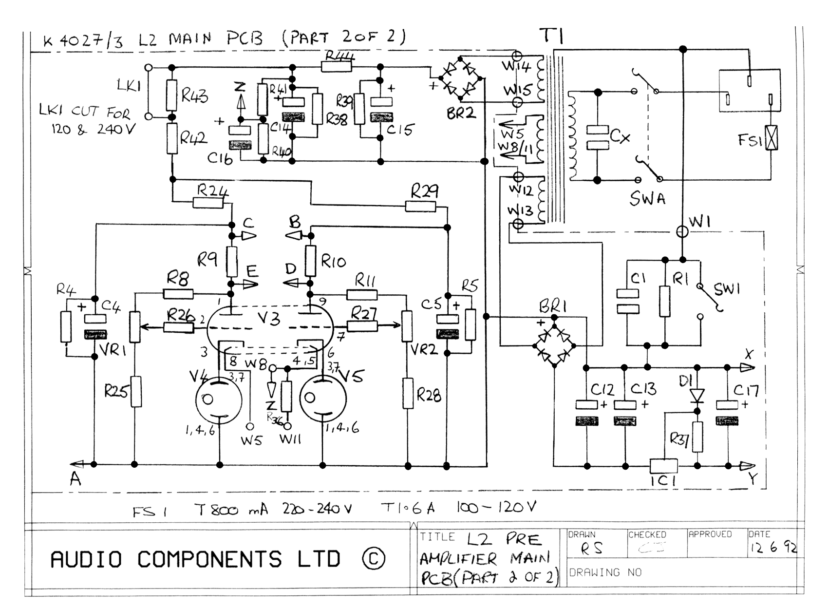 Audio Innovations Schematics - Dr.Tube