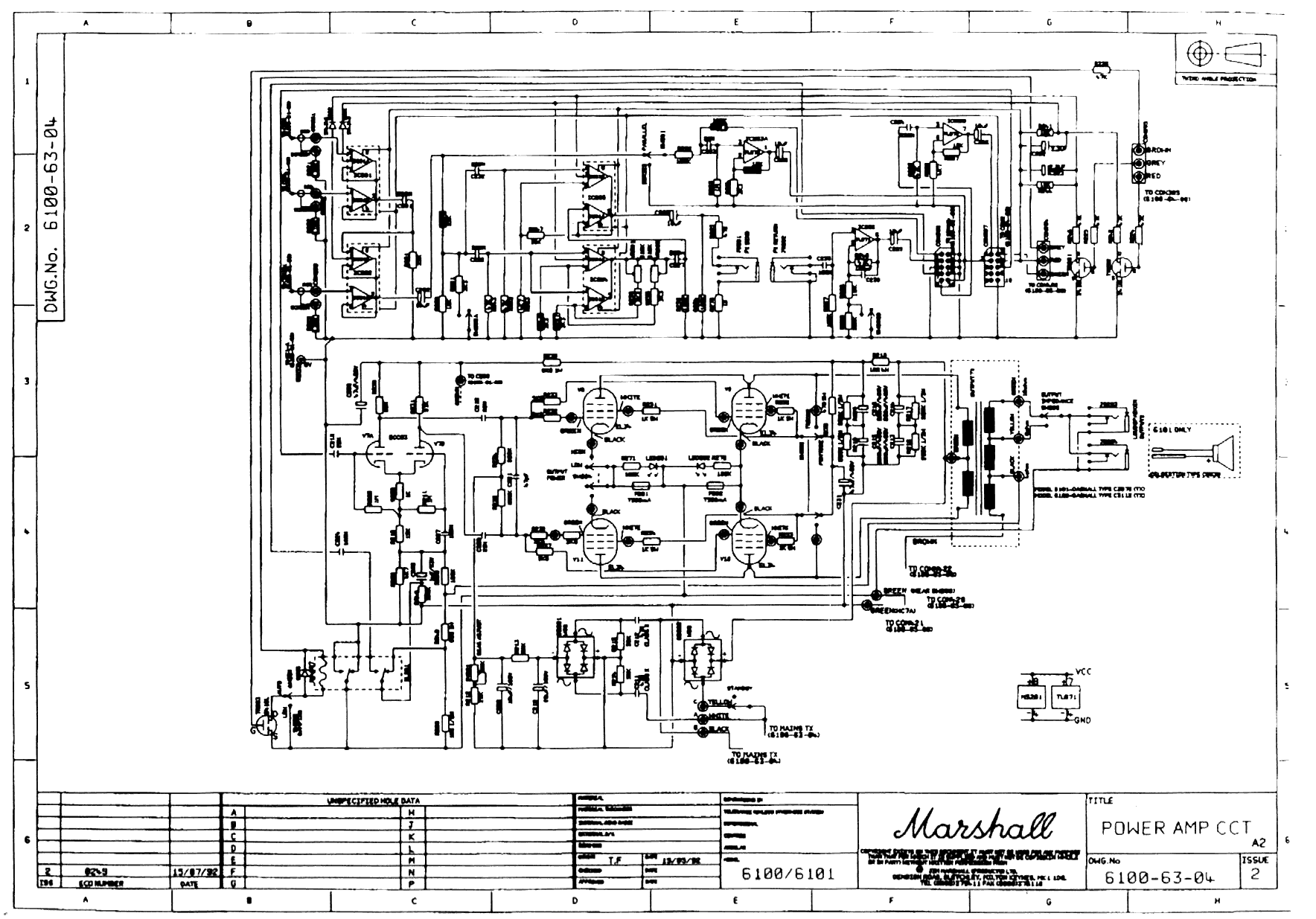 Marshall 30th Anniversary Schematics - Dr.Tube